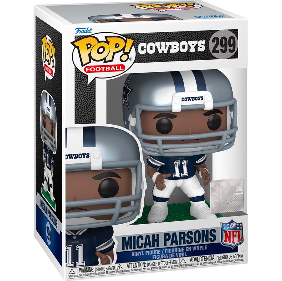 NFL Dallas Cowboys Micah Parsons (Color) Funko Pop! Vinyl Figure #299 ...