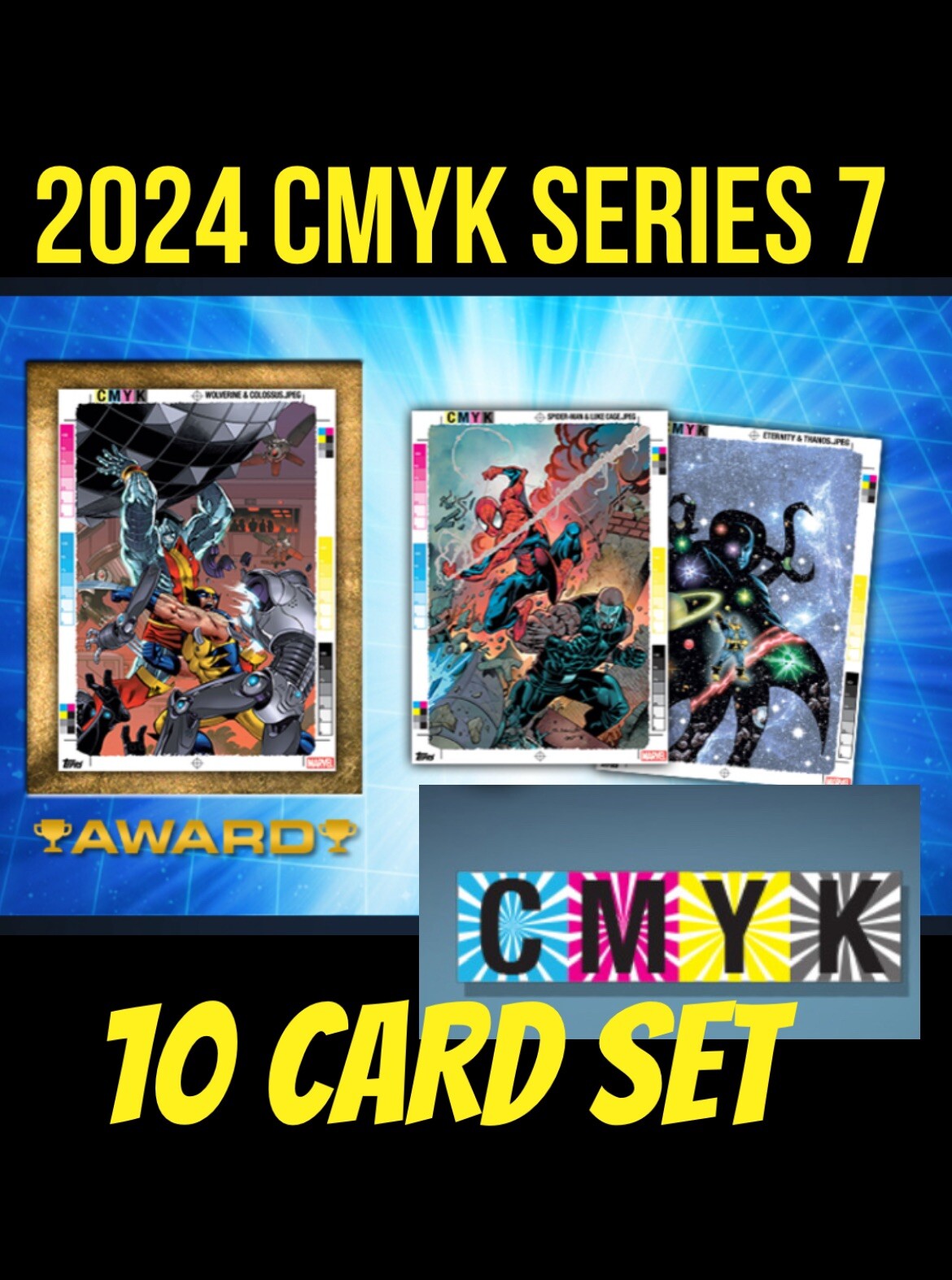 Topps Marvel Collect 2024 SERIES 7 CMYK 10 Card SPIDER MAN THANOS