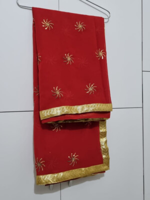 Chiffon Chimki Work Dupatta/ Scarf Belly Dancing Veil Sequence ...