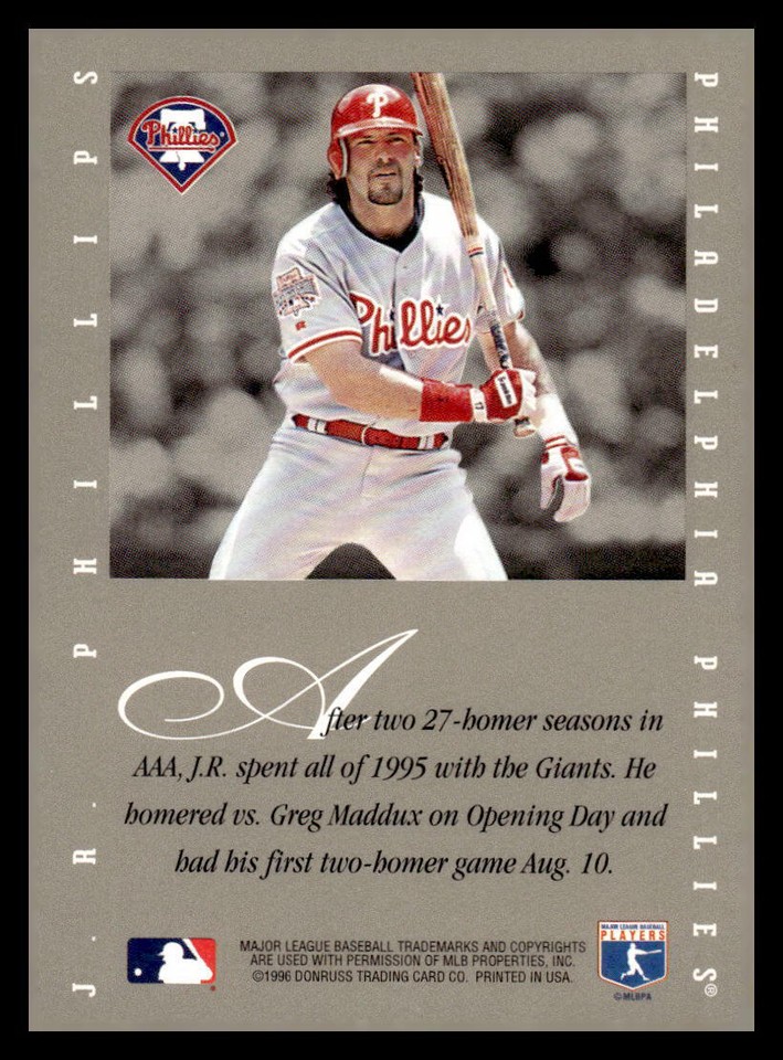 1996 Leaf Signature Series JR Phillips Auto | eBay