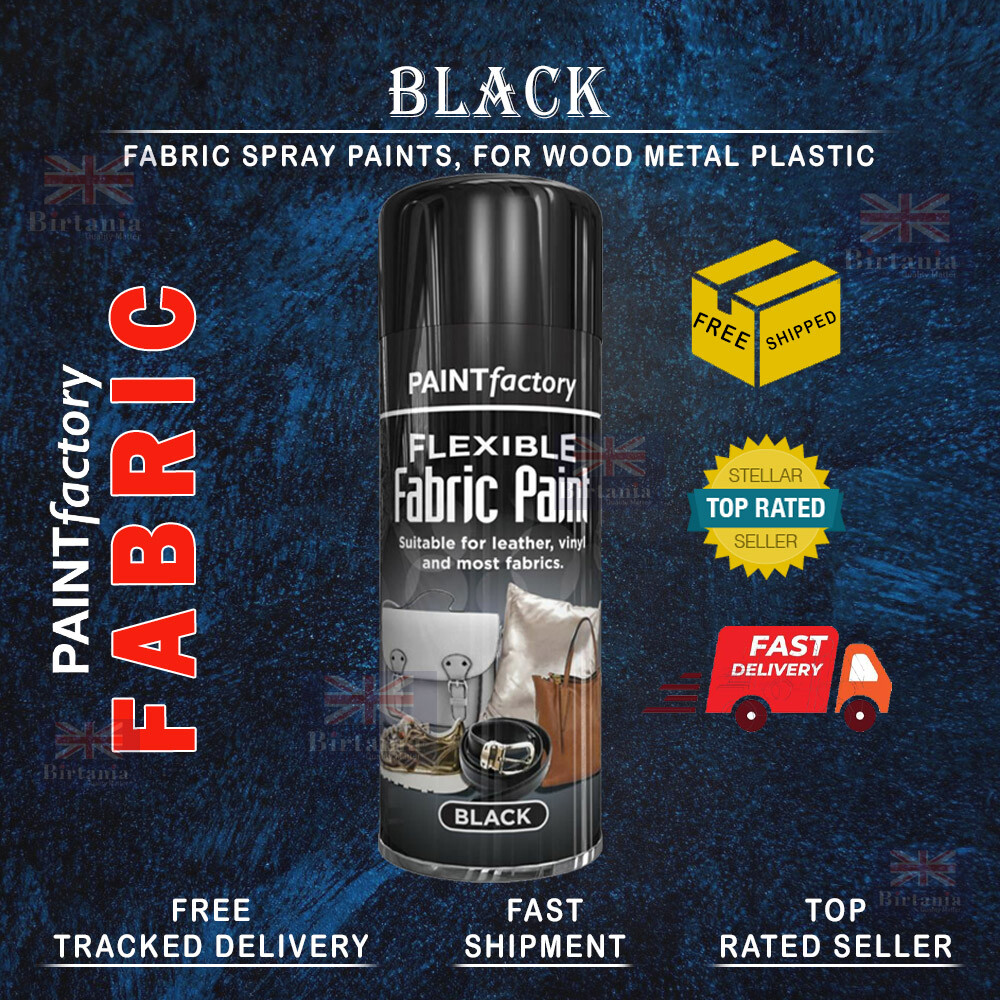 Flexible Fabric Aerosol Spray Paint Leather Vinyl Textile Clothes 200ml ...