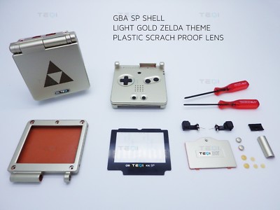 Nintendo Light Gold Zelda Shell Game Boy Advance SP Replacement Housing ...