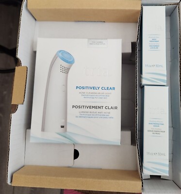 New Sealed Authentic Tria Positively Clear Acne Clearing Blue Light ...