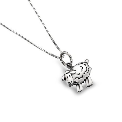 Sheep Lamb Pendant Necklace Sterling Silver 925 Hallmark All Chain ...