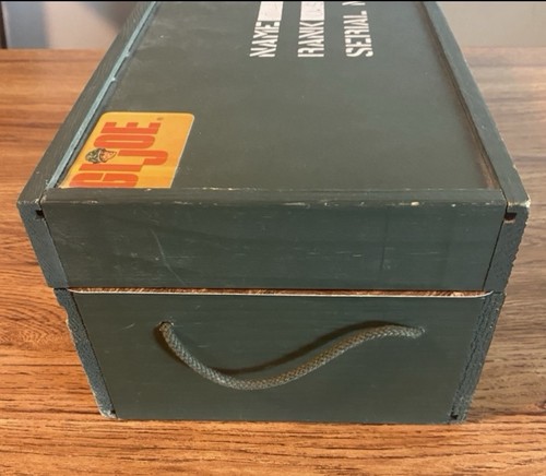 GI Joe Wooden Foot Locker with 21 Accessories | eBay