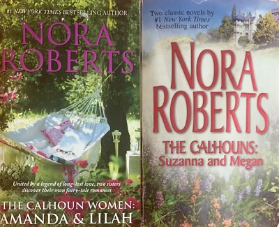 complete CALHOUN sisters Nora Roberts (2 pb) 2-in-1 suzanna megan lilah ...