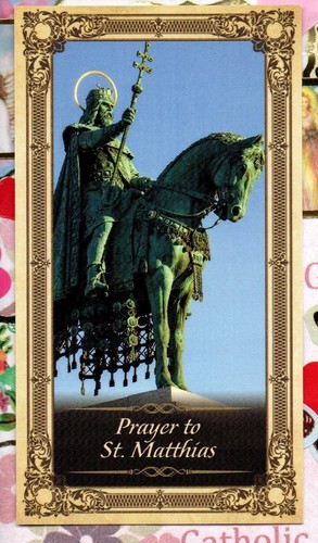 St. Matthias with Prayer to Saint Matthias the Apostle - Paperstock ...
