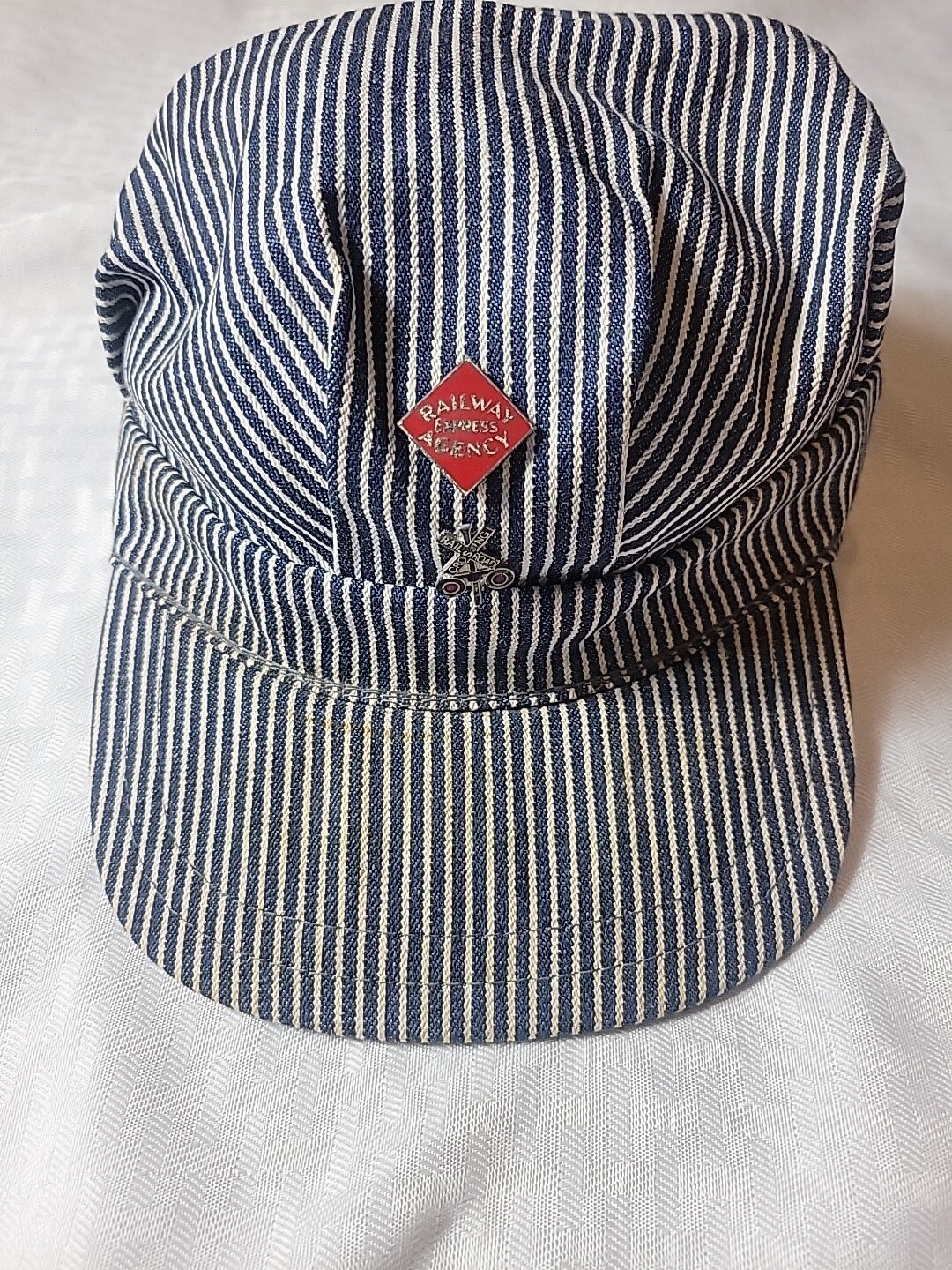 VINTAGE TRAIN RAILROAD ENGINEERS UTILITY Hat Pin Rail… - Gem