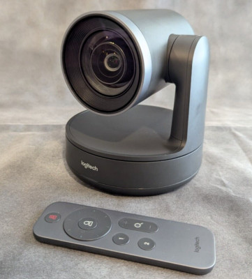 Logitech Rally 4K Ultra HD 15x PTZ Camera for Video Conference Meeting ...