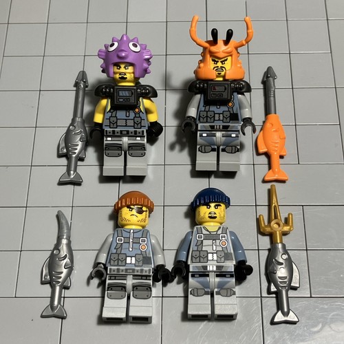 LEGO Ninjago Shark Army Minifigure Lot Thug Jelly Jellyfish - Movie ...