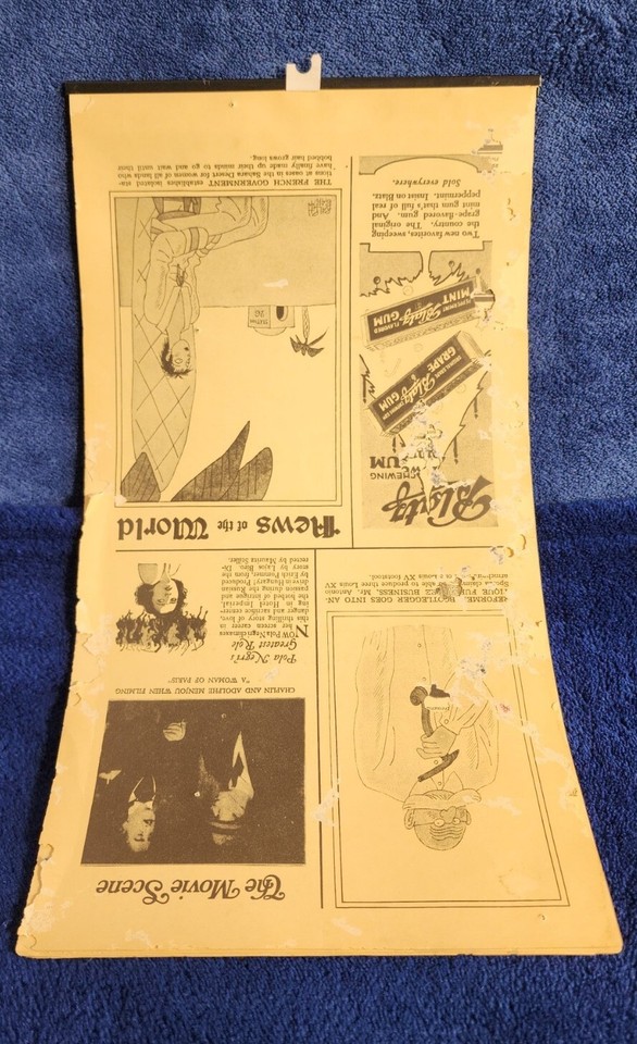 Vintage 1927 Liberty 5 Cent Calendar | eBay