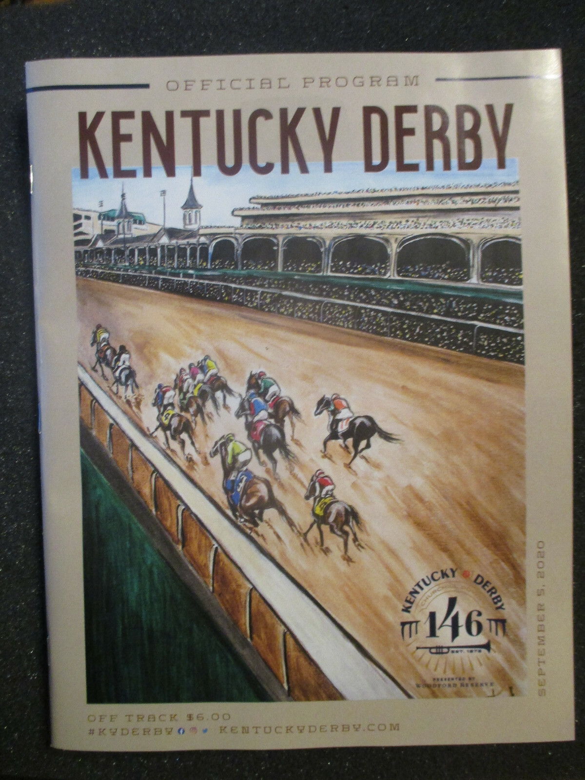 2020 OFFICIAL KENTUCKY DERBY PROGRAM. HORSE RACING. LOWEST PRINTING IN ...