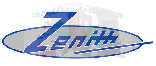 Zenith 1950's by Boles Aero Vintage Travel Trailer Repro Canned Ham ...