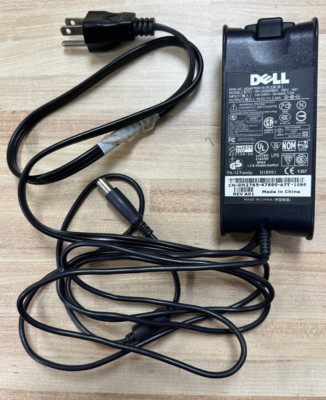 Genuine Dell PA-12 65W 19.5V 3.34A Laptop AC Adapter Charger & Power ...