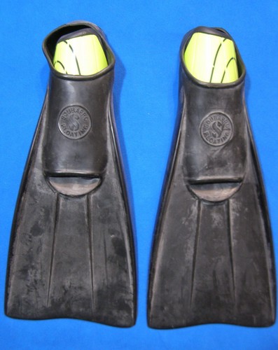 ScubaPro Floating Dive Diving Snorkel SCUBA Fins Full Foot Black Size ...