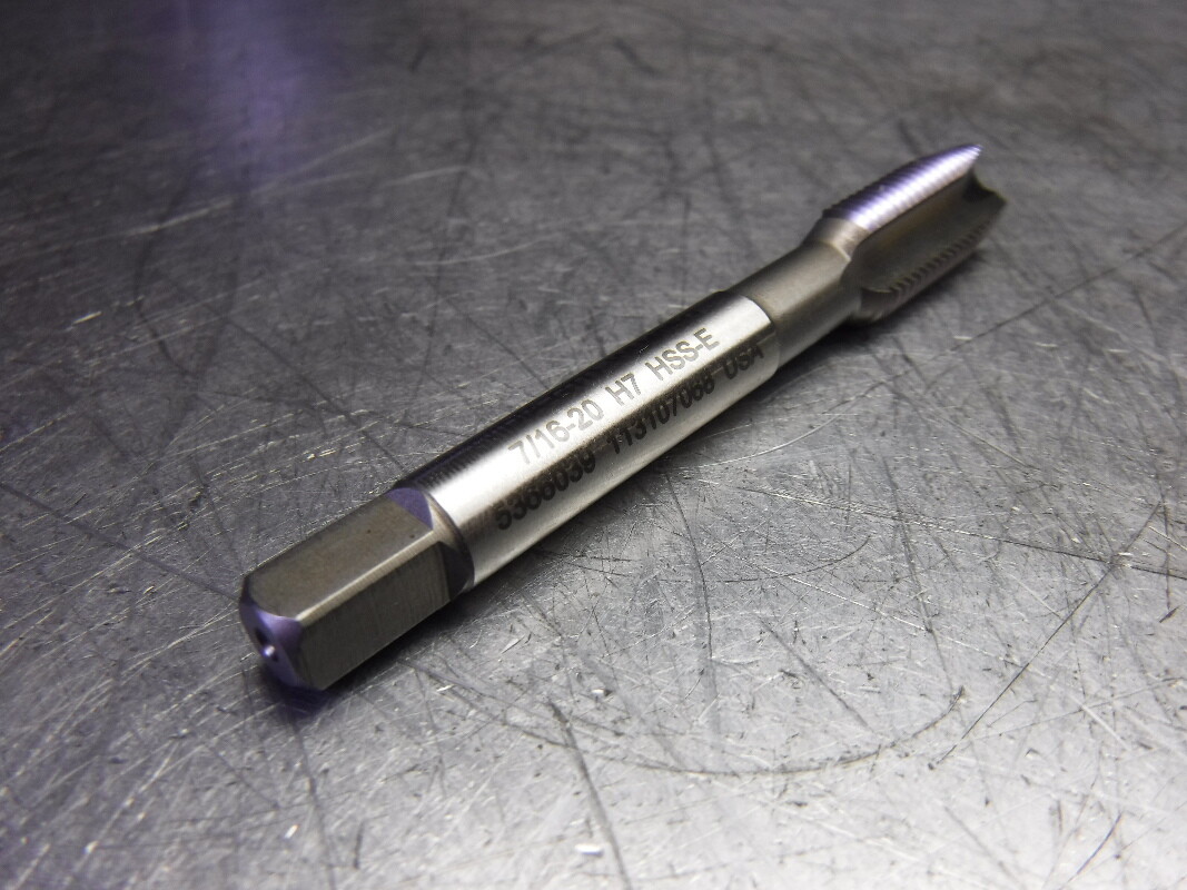 5 Widia 7/16-20 H7 HSS-E Spiral Point Plug Tap 3 Flute VTSPO5082 WP49EG ...