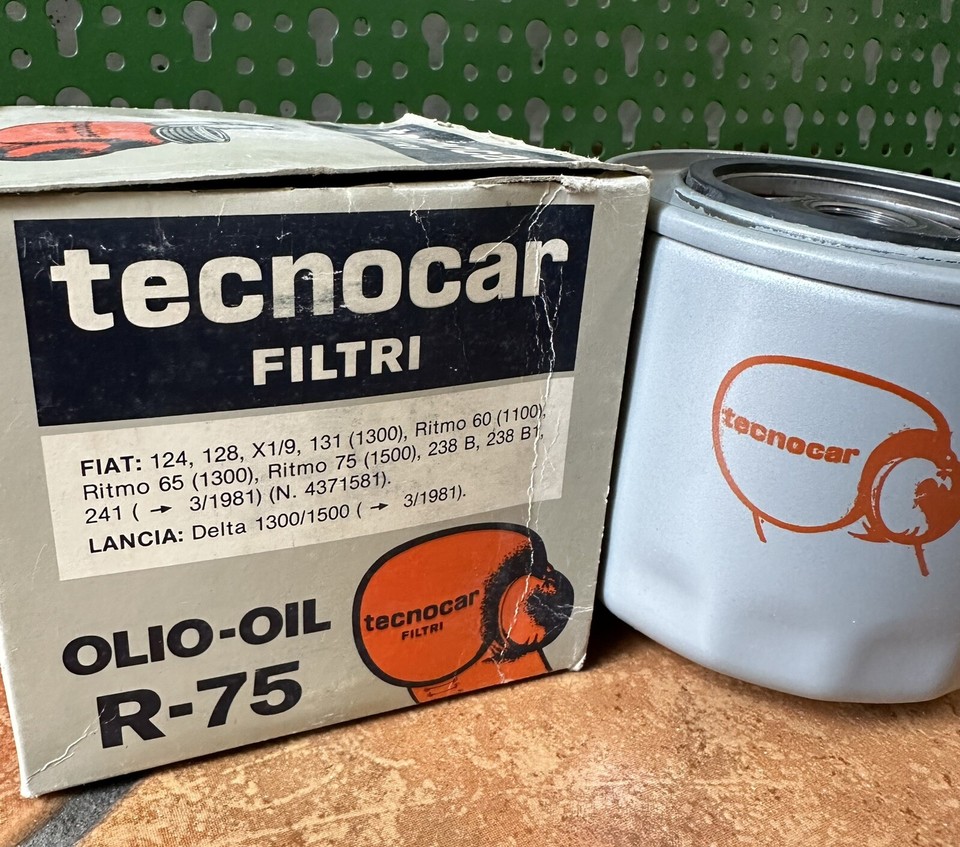 Filtro Olio TECNOCAR R-75 FIAT/LANCIA - Nuovo / Fondo di Magazzino | eBay