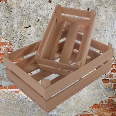 Wooden Decorative Mini Little Crates in 2 Sizes / Cute Display Boxes ...