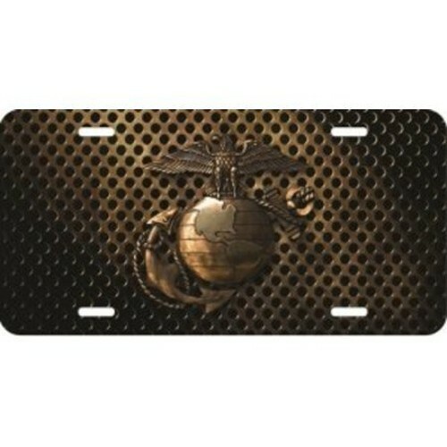 USMC EGA License Plate - US Marines Metal Eagle Globe & Anchor Vehicle ...