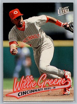 Willie Greene 1997 Ultra BASEBALL #328 Cincinnati Reds | eBay