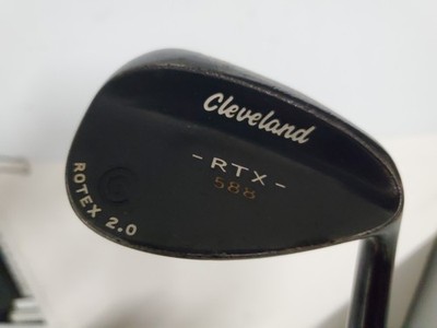 CLEVELAND RTX 588 Rotex 2.0 52* Gap Wedge Black Satin TTDG Steel Shaft ...