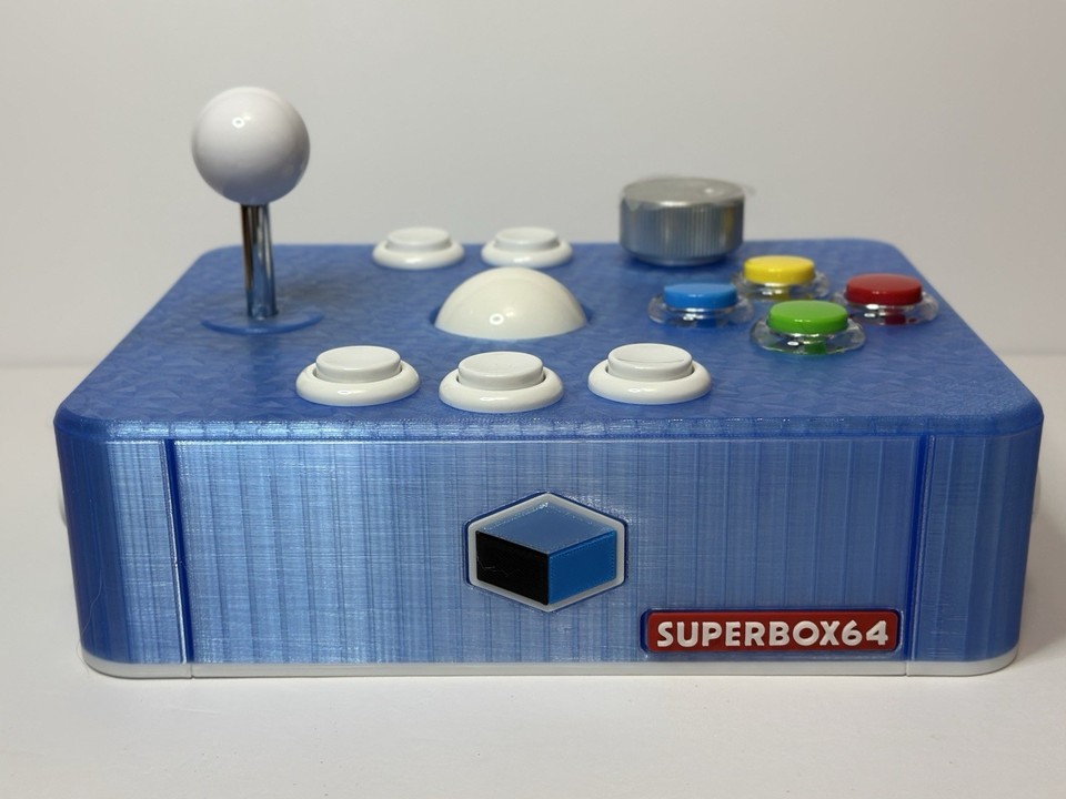 USB 3 Button Trackball, Ice Blue Joystick Spinner, Retro Arcade Game ...