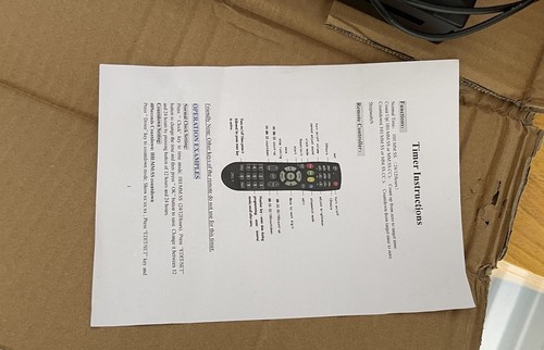 Portable 5'' High 6 Digits LED Race Clock with Tripod, NEEDS NEW REMOTE ...