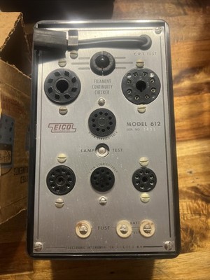 Eico Model 612 Tube Tester Working | eBay