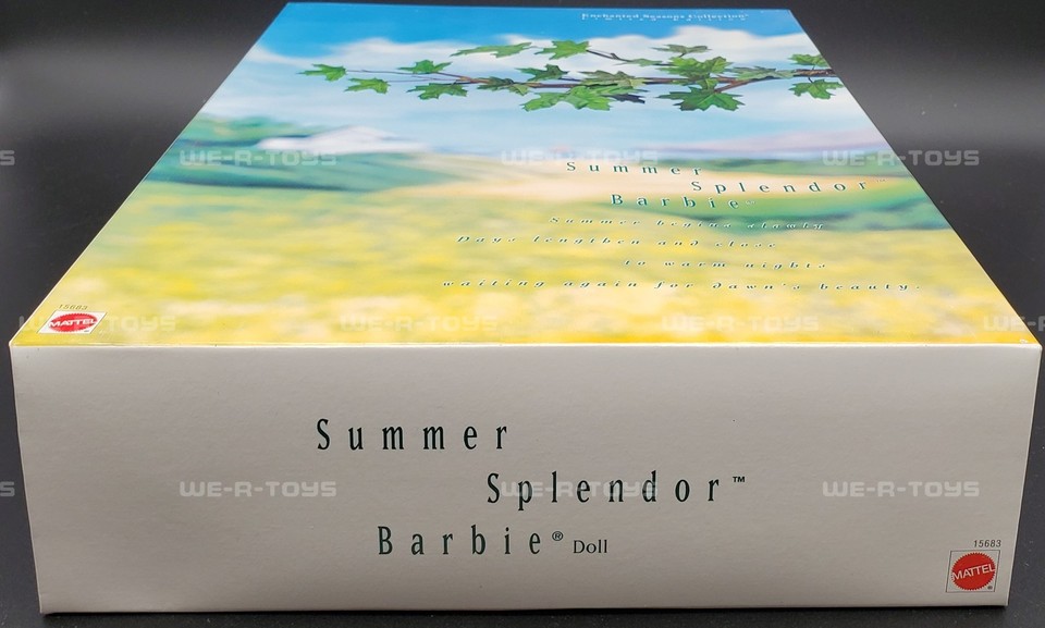 Barbie Summer Splendor Fourth in a Series Limited Edition Doll 1996 ...