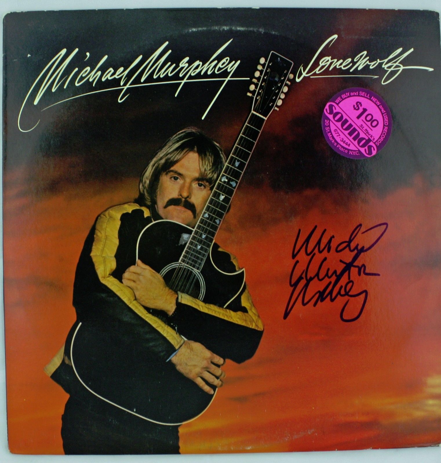 Michael Murphey Signed Album LP Record JSA | eBay