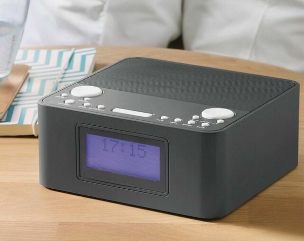 Tesco DCR1701 DAB Clock Radio - Dark Grey for sale online | eBay