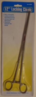 12" Long Locking Hemostat Straight Clamp Stainless Steel Surgical ...