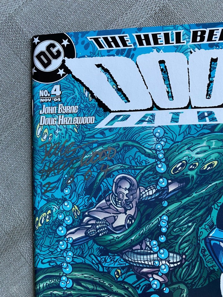 Doom Patrol Volume 4 N°4 Signed Doug Hazlewood In Near Mint Condition ...
