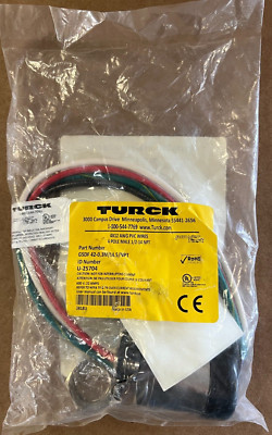 TURCK POWER CABLE, GSDF-42-0.3M/14.5/NPT, 4x12 AWG PVC WIRES, MAKE ...