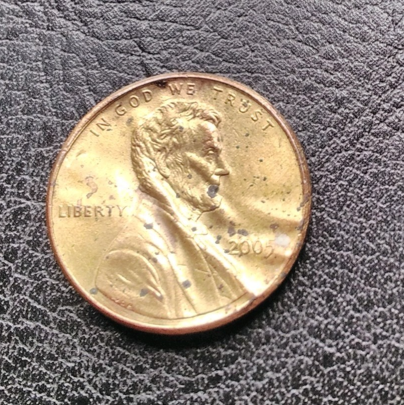 Rare Error Penny 2005 Raw *REDUCED* | eBay
