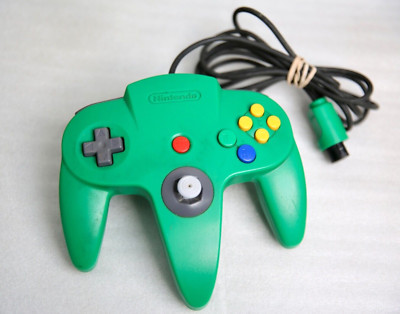 Green Nintendo 64 N64 Original Controller Authentic | eBay