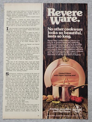 1976 Magazine Advertisement Page Revere Ware Cookware Copper Vintage ...