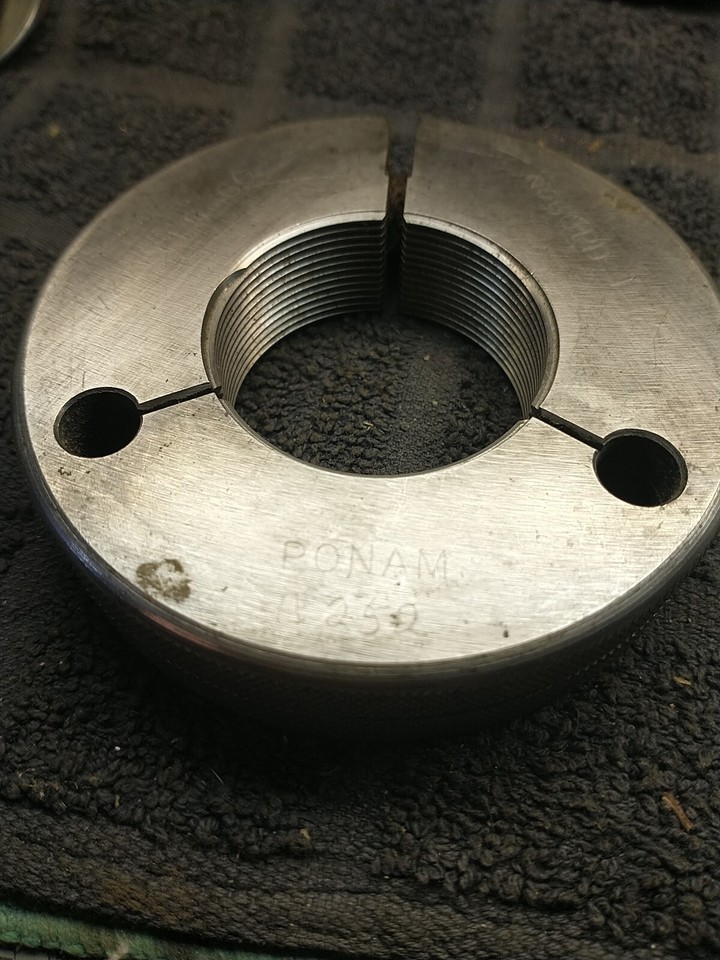 USED Ponam Co. THREAD RING GAGE M45 X 15-6G NOGO PD 1.7261 (?) | eBay