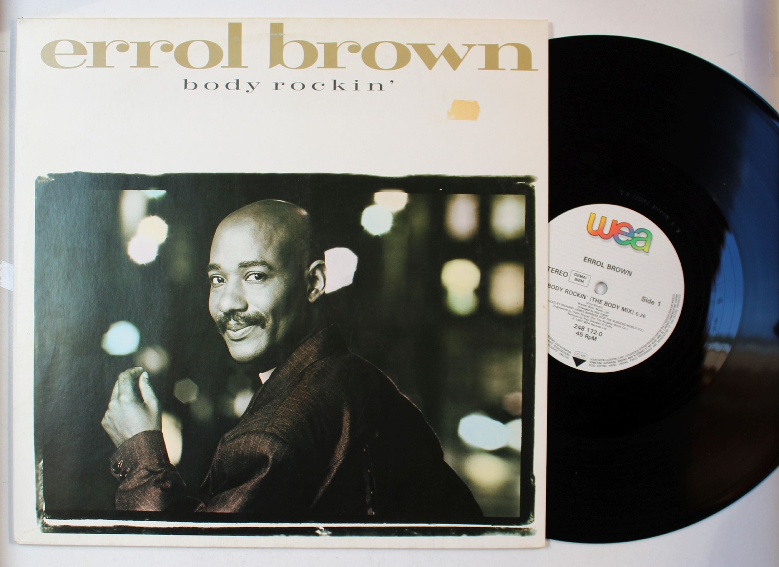 Errol Brown Body Rockin' (The Body Mix) 12in 1987 Disco Synthpop Hot Chocolate | eBay.de