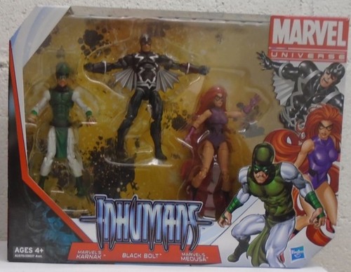 Marvel Universe Inhumans Black Bolt Medusa Karnak TV Show Hasbro 3.75 ...