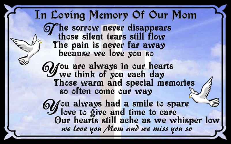 In Loving Memory Mom Graphics