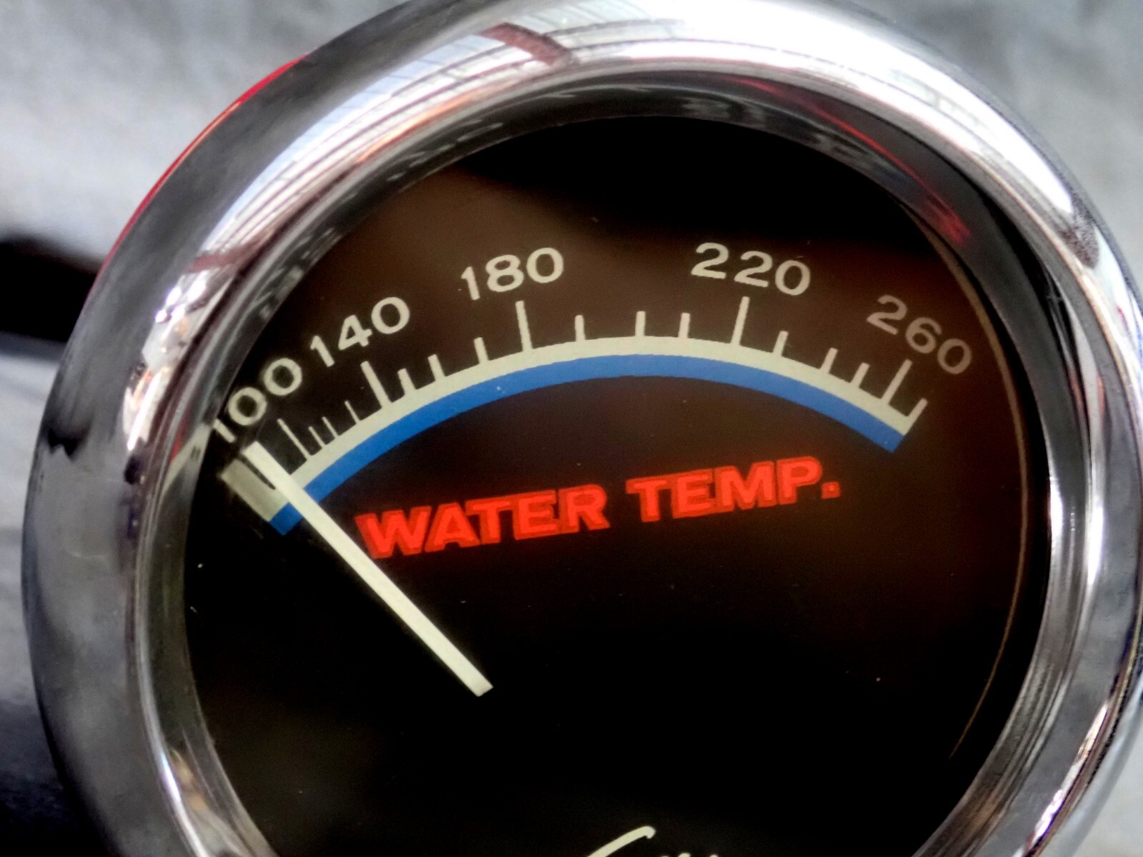 Sun Blueline Water Temperature Gauge 60's-70's Hot Rod Muscle Car Day 2 ...