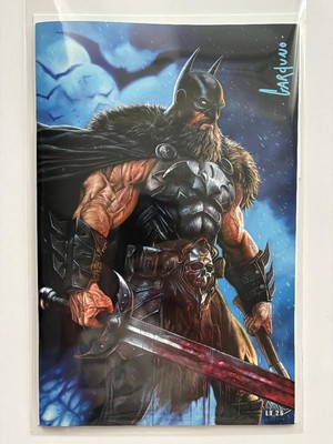 "Viking Knight" Armored Classic Cover Batman Homage Signed by Victor ...
