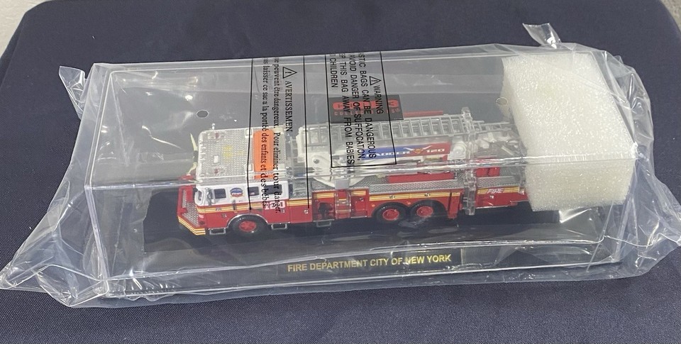 Code 3 Model #12737 FDNY Seagrave Aerialscope Ladder #120 | eBay