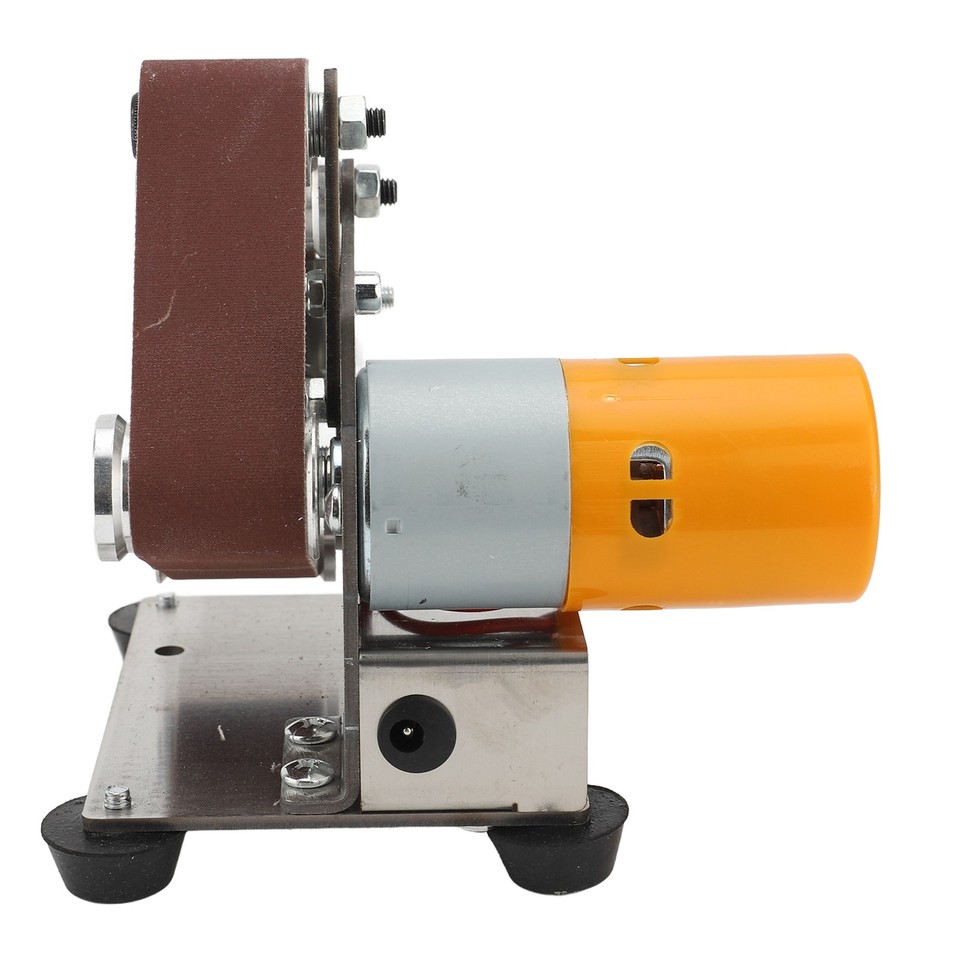 Mini Belt Sander Adjustable Angle Vertical Belt Sanding Benchtop Belt ...