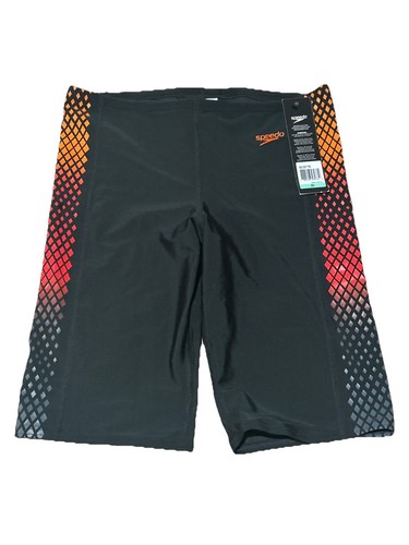 Speedo Men’s Jammer ProLT Swimsuit - Size 34 - Black And Orange | eBay