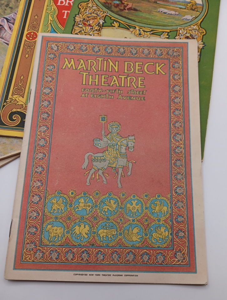 Lot of 5 1920's Broadway Programs before PlayBills Showbills ...
