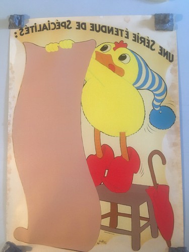 Very Beautiful Rare Large Poster Decalcomania Jean Louis Pesch ...