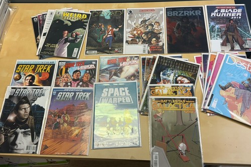 Lot Comic Books BATTLESTAR GALACTICA 1 Variant Star Trek BRZRKR She Said Destroy | eBay