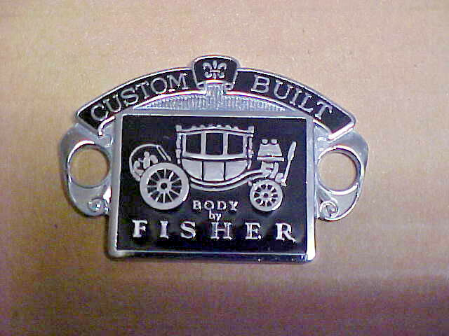 Fisher Body Custom Built 3-D Medallion 1920s - 1940s Cadillac Buick ...